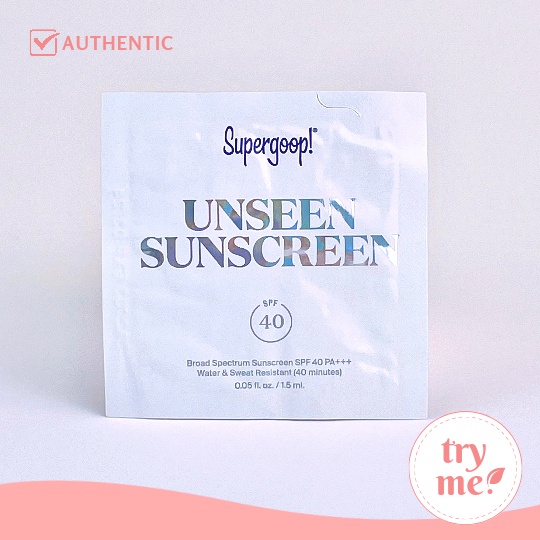 Supergoop Unseen Sunscreen 1.5ml | Shopee Philippines
