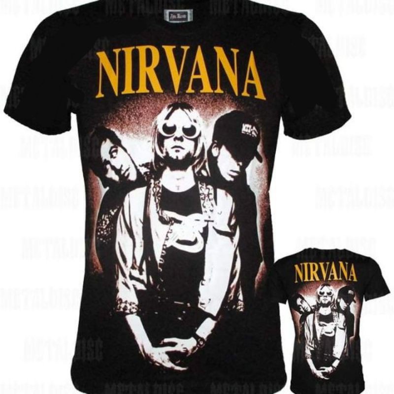 Nirvana Rock Band shirt | Shopee Philippines