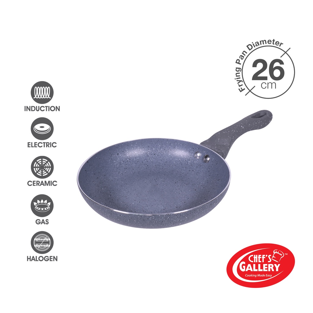 Chef's Gallery Marble Frying Pan 26cm | ILAG Non-Stick | PFOA Free ...