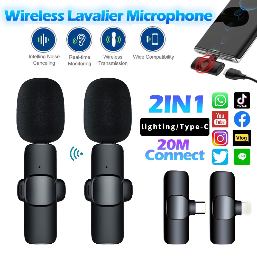 Wireless Lapel Microphone Transmission Lapel Microphone Set Short Video ...