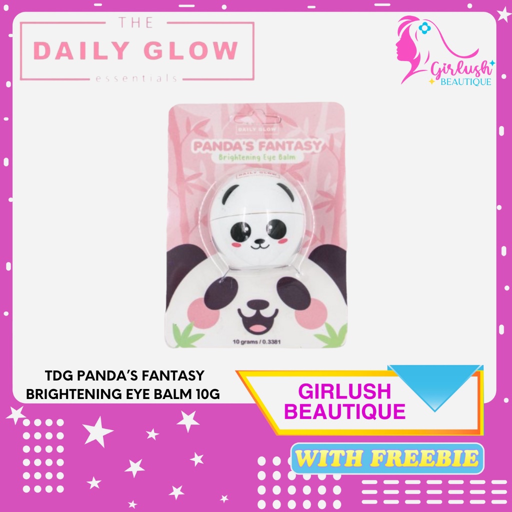 The Daily Glow Panda's Fantasy Brightening Eye Balm 10g | Shopee ...