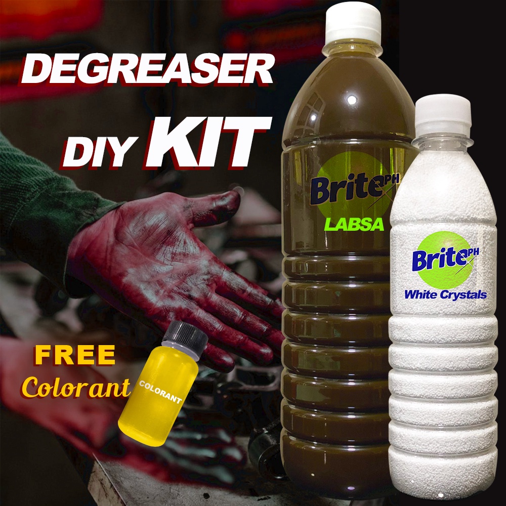 BritePH DIY Degreaser Kit (17 Liters Yield) / Pang negosyo o personal ...