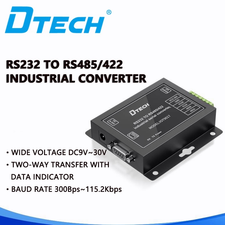 Active RS232 To RS485/422 Industrial Grade Converter Module POC Power ...