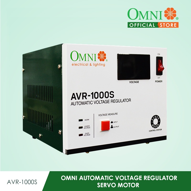 OMNI Automatic Voltage Regulator Servo Motor 1000W - AVR-1000S | Shopee ...