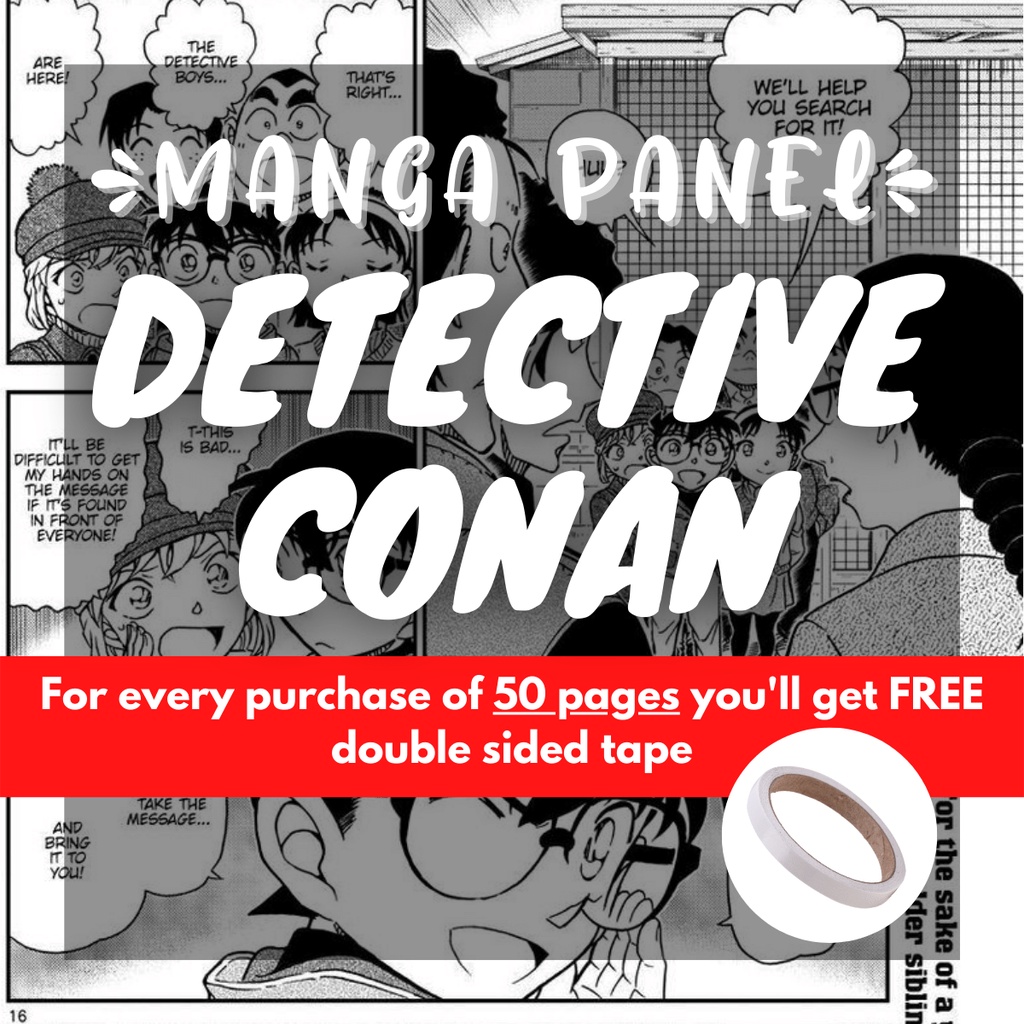 MANGA PANEL | Detective Conan Case Closed Anime Manga Panel READ ...