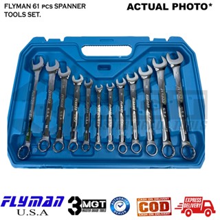 FLYMAN 61 Pcs.1/2" + 1/4" Drive Socket Set 3MGT SET TOOLS | Shopee ...