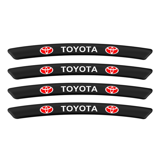 Toyota Wheel Sticker / 4pcs Toyota TRD Sports Car Wheel Sticker For ...