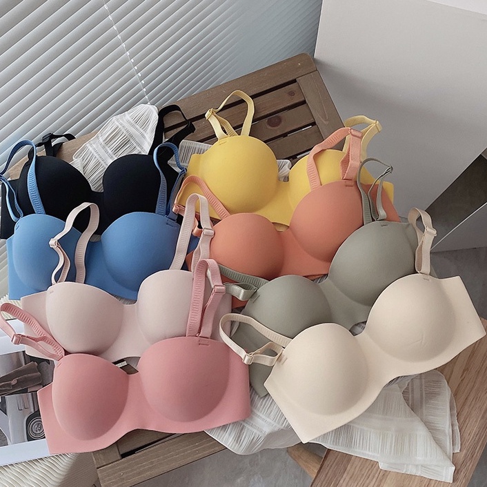 half cup underwear medium thick small chest gathered anti sagging non ...