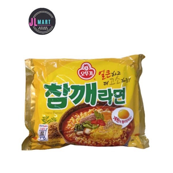 Ottogi Korean Style Instant Noodle Sesame Flavor Ramen (115g) | Shopee ...