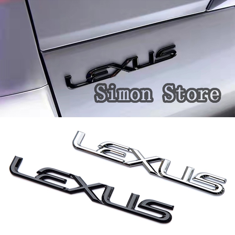 16.8x2cm Metal Lexus Car Side Fender Sticker Emblem for NX200 GS350 ...
