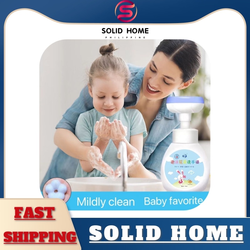 SOLID HOME Handwash Liquid Hand Soap Pump Foaming Baby Flower Hand wash ...
