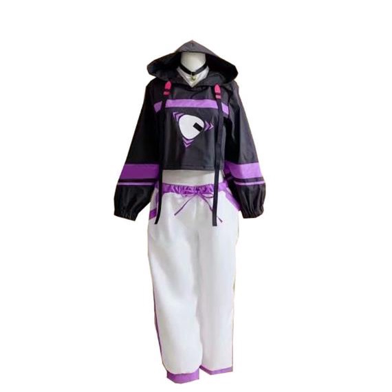 Game VTuber Hololive Nekomata Okayu Cosplay Costume Daily Uniform Suit ...