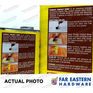 PIONEER Contact Bond Adhesive All Purpose Rugby Contact Cement 1 Liter ...