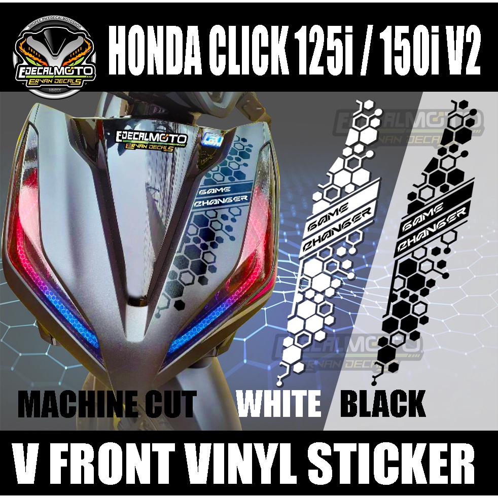 HONDA CLICK 125i / 150i V-FRONT JDM VINYL STICKER | Shopee Philippines