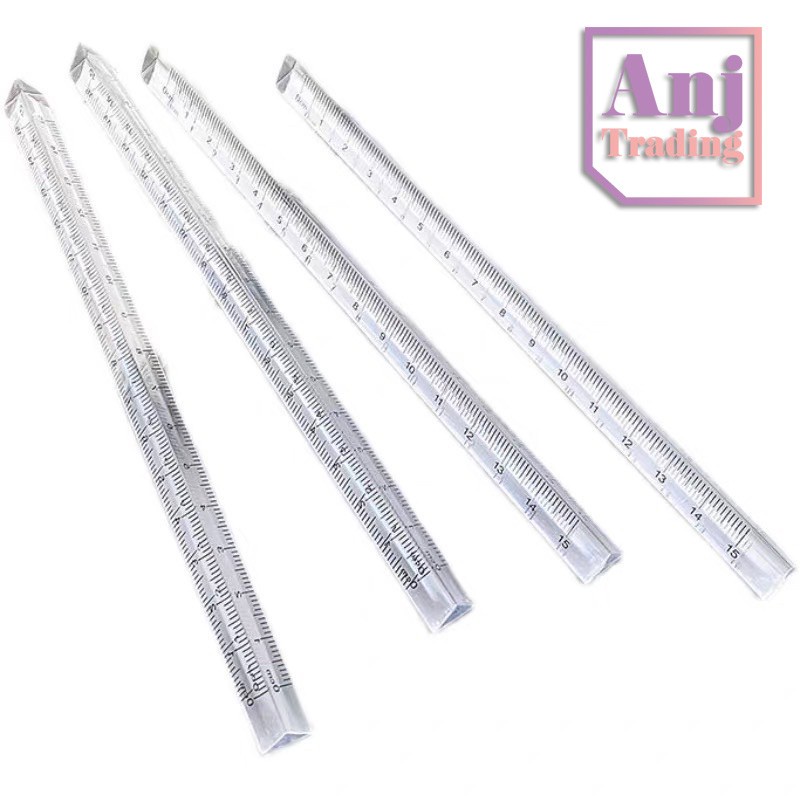 Ruler Aesthetic 15 cm Measuring for Student Office Supplies | Shopee ...