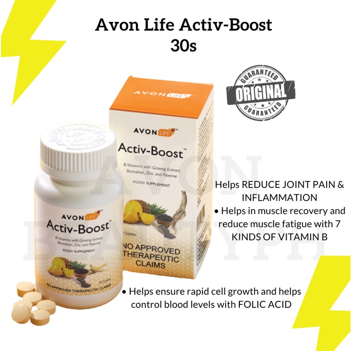 Avon Life Activ-Boost 30s | Shopee Philippines