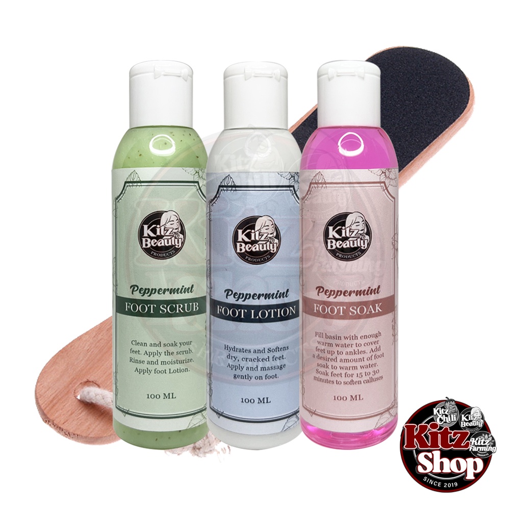 Foot Spa Set Package 2 (Foot Soak 100ml , Foot Scrub 100ml , Foot ...