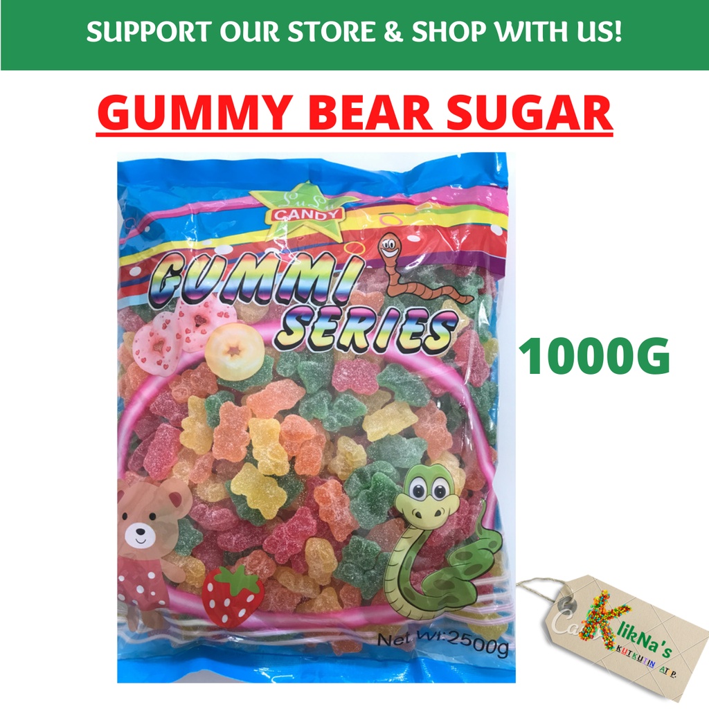 KlikNa's Gummy Bear Sugar 500g and 1000g Candy | | Gummy Candies Snacks ...