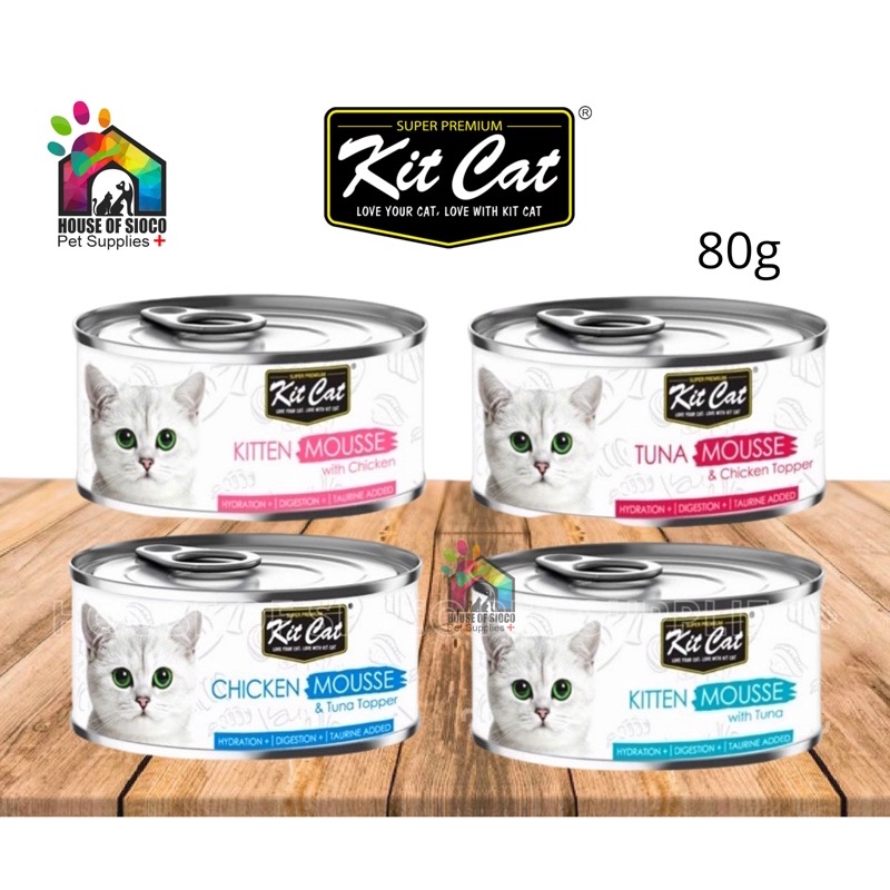 Kit Cat Mousse Wet Cat Food 80g | Shopee Philippines