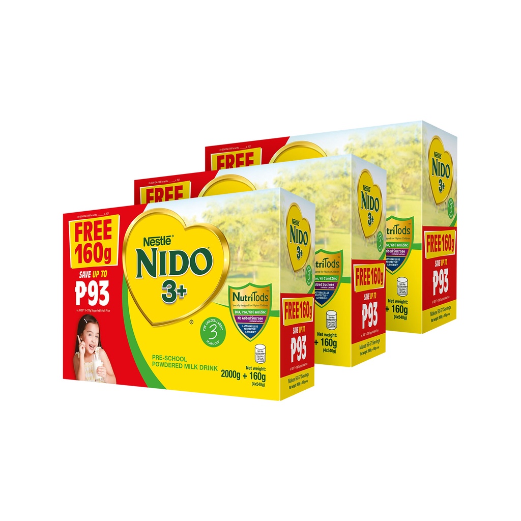 NIDO® 3+ Powdered Milk Drink For Pre-Schoolers Above 3 Years Old 6kg ...