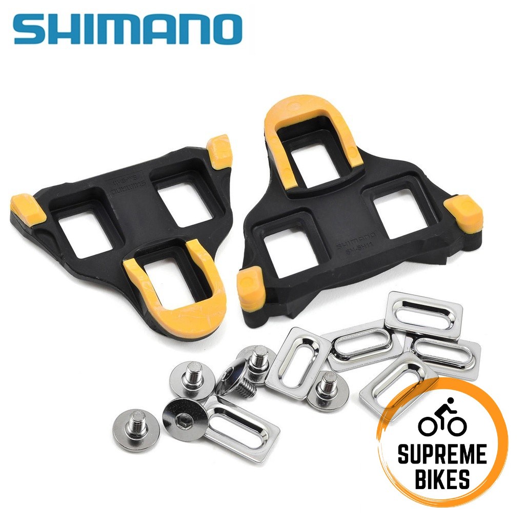 Shimano SH11 Cleat Attachment with Nut - Yellow (6 degree) | Shopee ...