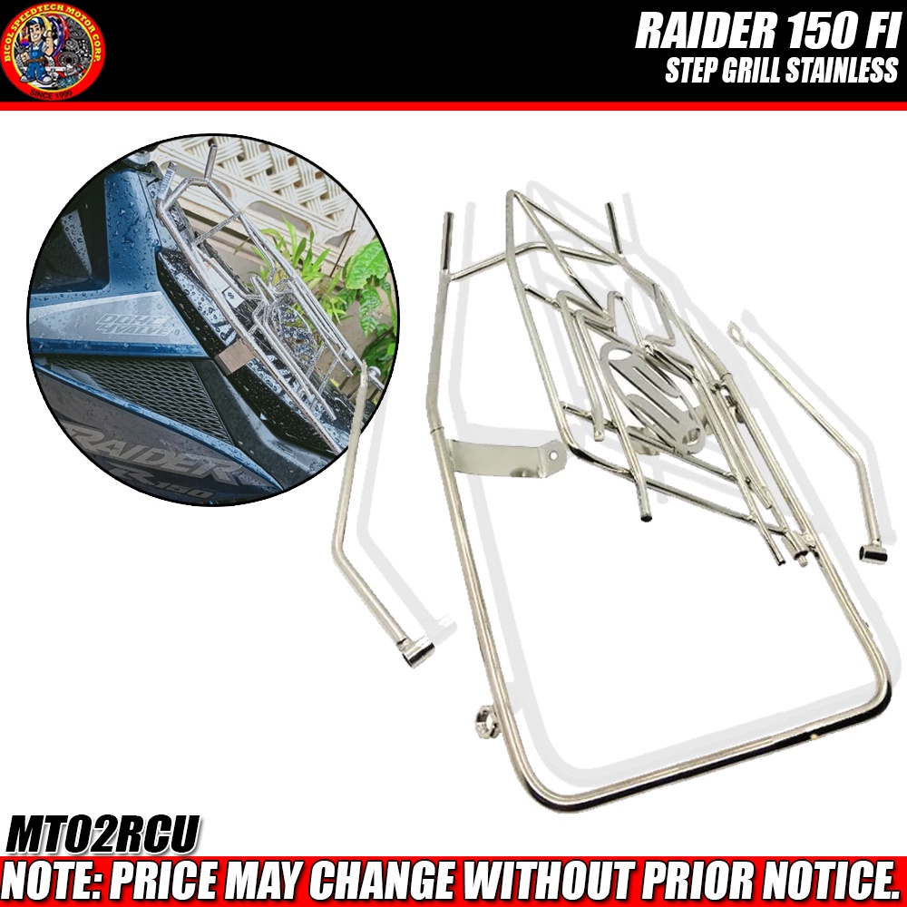 RAIDER 150 FI STEP GRILL STAINLESS (MT02RCU) | Shopee Philippines