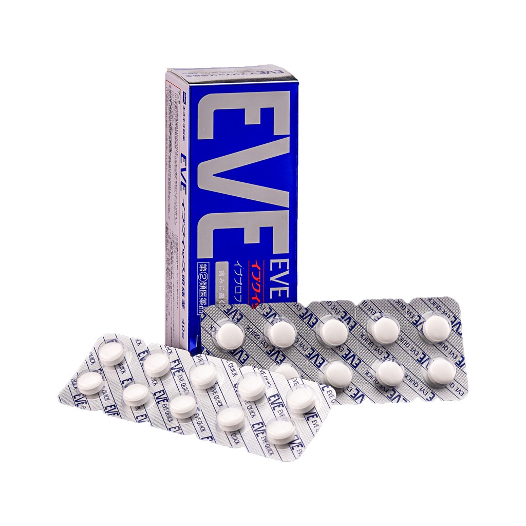JAPAN EVE QUICK HEADACHE MEDICINE JAPAN PAINKILLER 40 TABLETS | Shopee ...