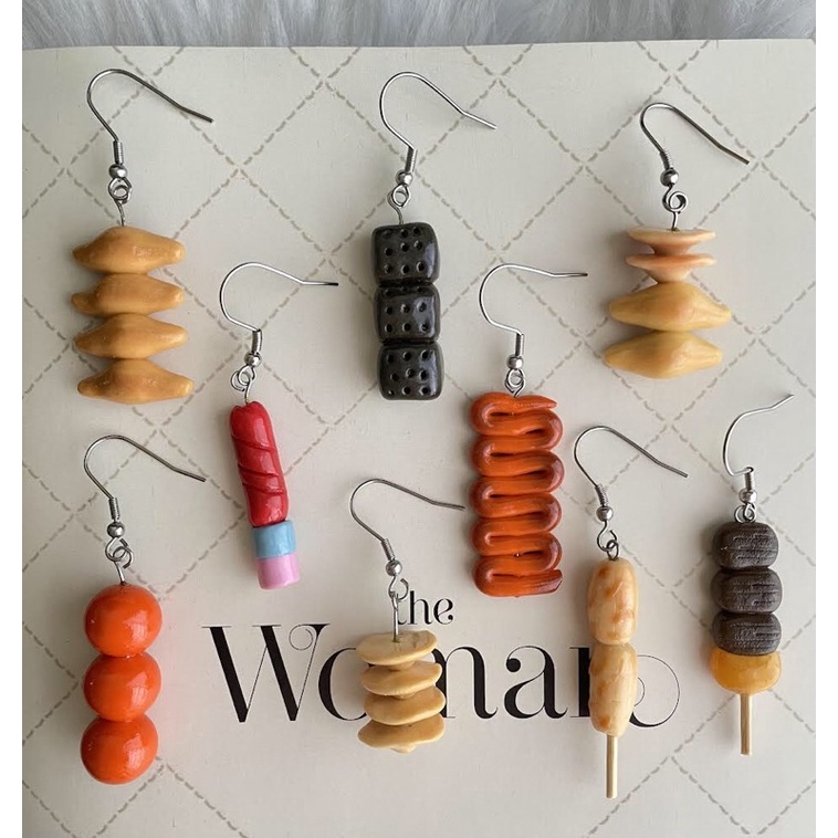 Handmade Polymer clay kwek-kwek, Isaw, Betamax Street food & Banana cue ...