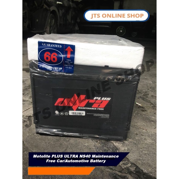 Motolite PLUS ULTRA NS40 Maintenance Free Car/Automotive Battery ...
