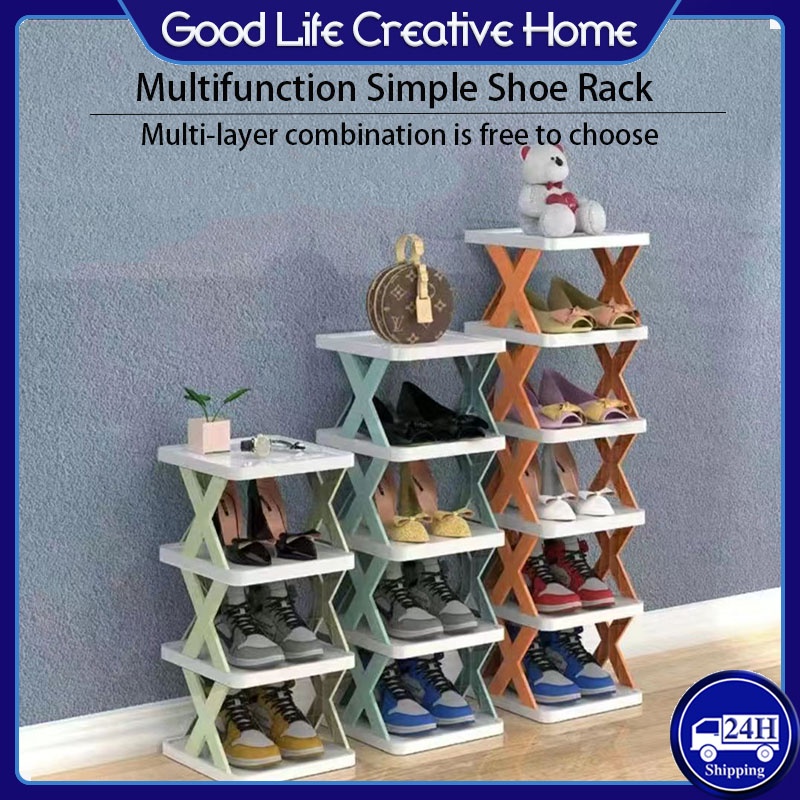 Multifunction Simple Shoe Rack Multi-layer free combination Shoe ...