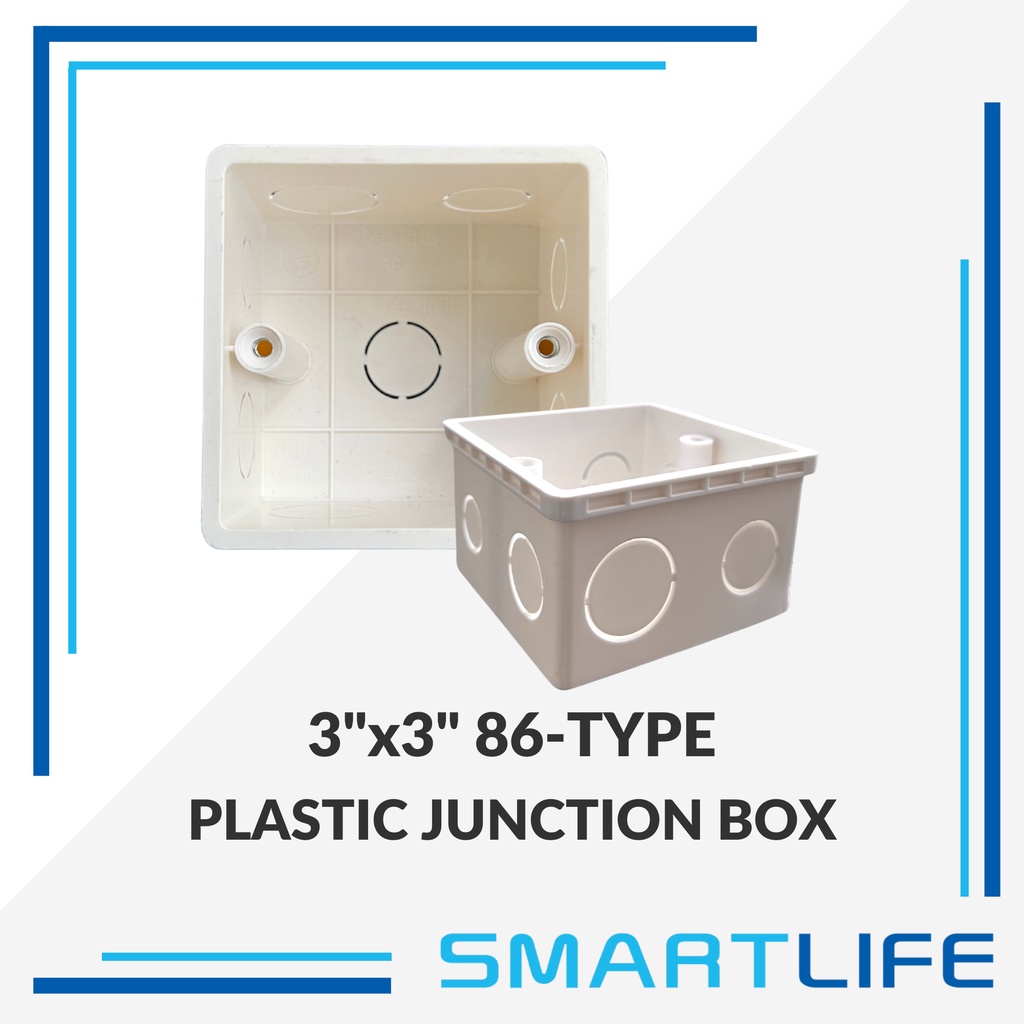 3"x3" 86-Type Plastic Junction Box / Utility Box | Shopee Philippines