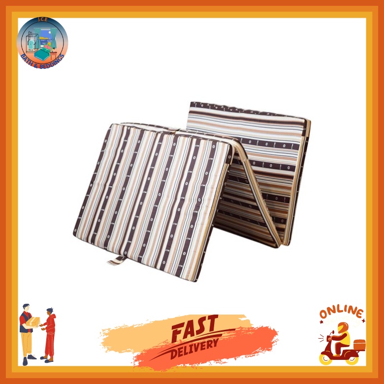 Jolly Tri-fold foam/Jolly Folding foam/ Folding Mattress | Shopee ...