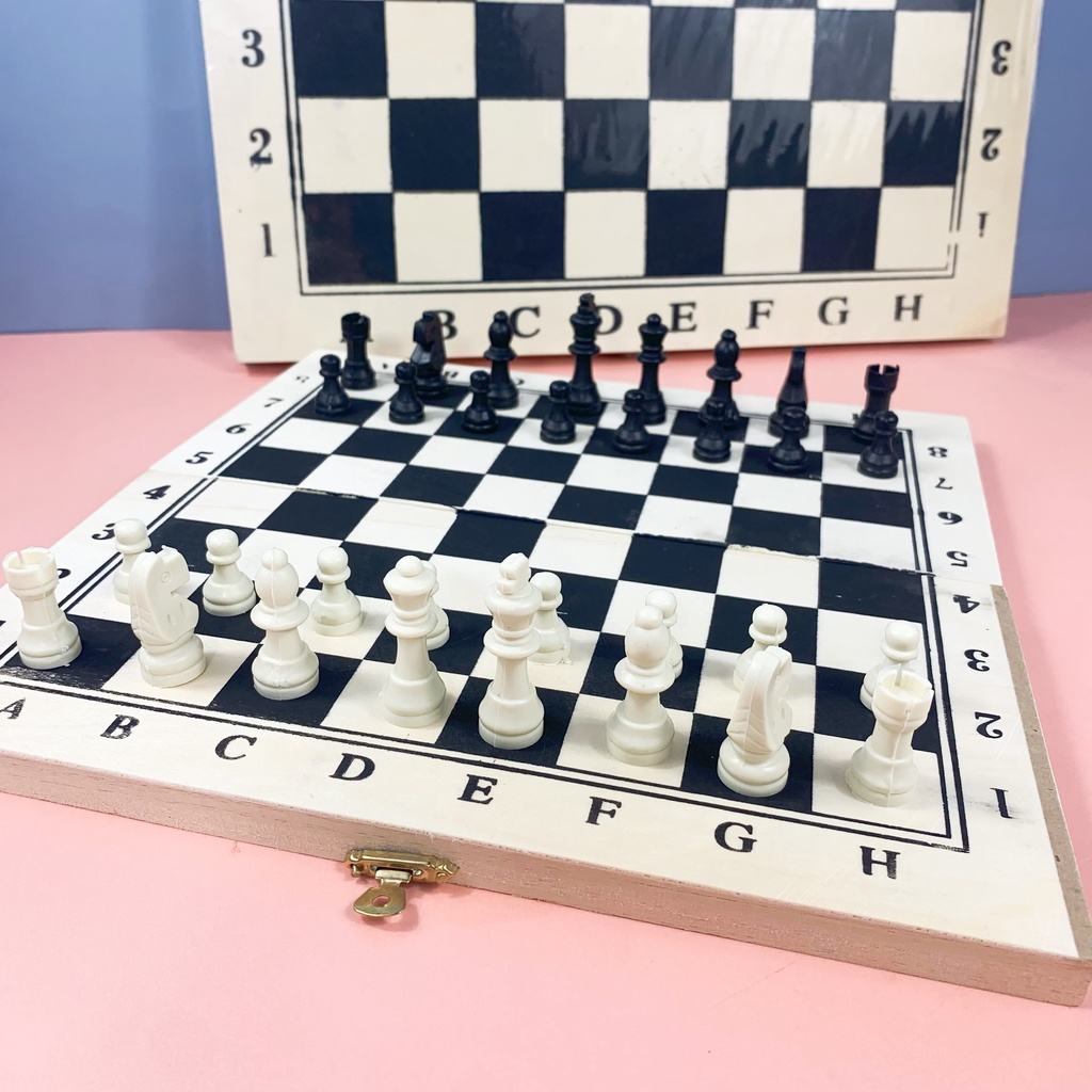 Wooden Chessboard Game Toy Chess | Shopee Philippines