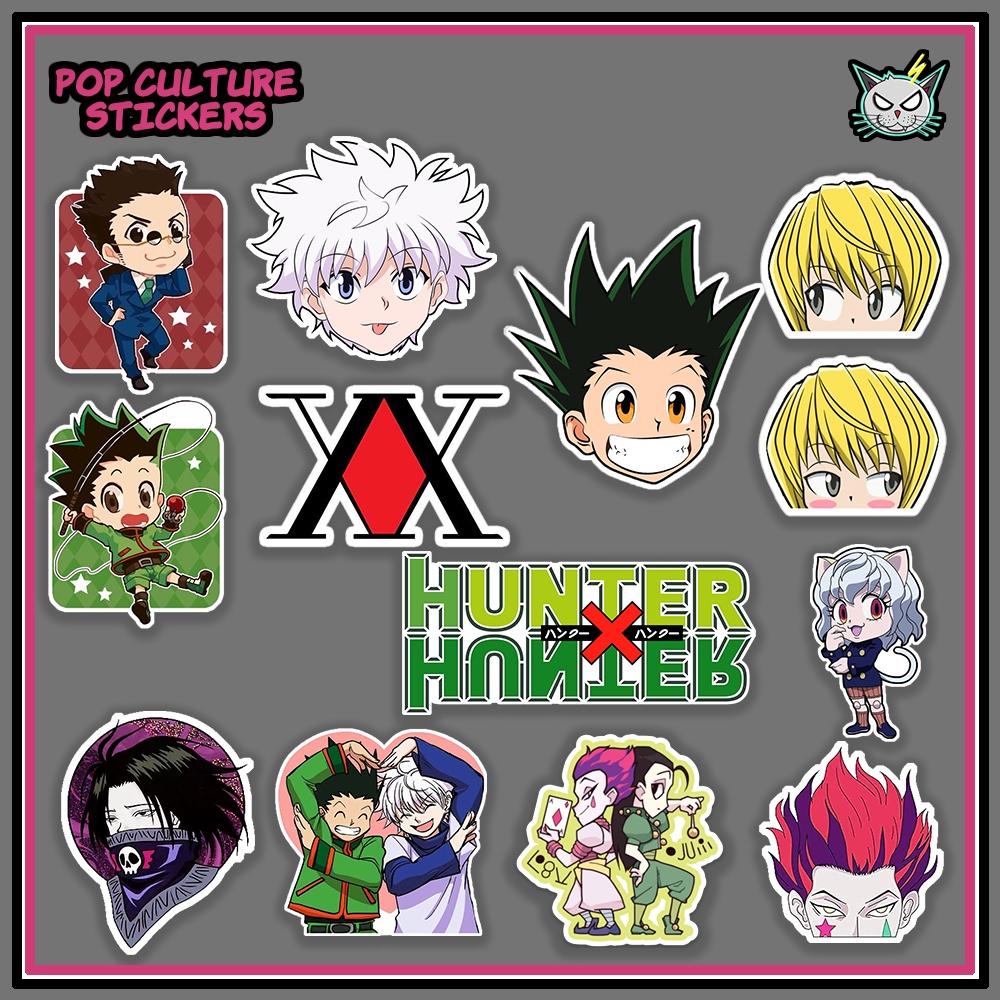 Tumbler.Helmet.Laptop Vinyl Sticker - Anime Stickers - HXH Hunter X ...