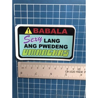 babala bawal umangkas concept vinyl sticker thai sticker concept ...