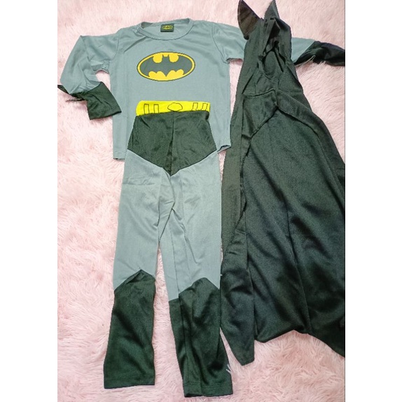 mall pullout batman costume gray | Shopee Philippines