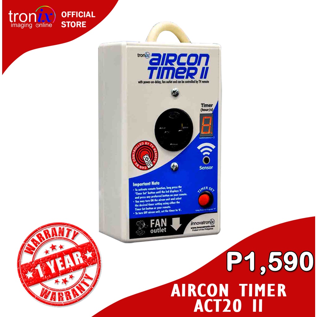 Tronix Imaging Air Con Timer Act 20 Ii Energy Saver & Appliance ...