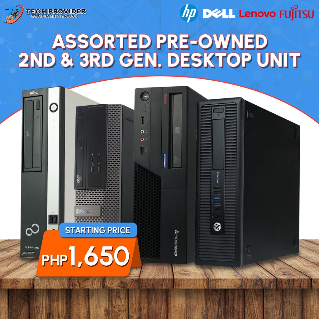ASSORTED Slim CPU Desktop Computer Intel Celeron, i3 2ndgen, i3 3rdgen ...