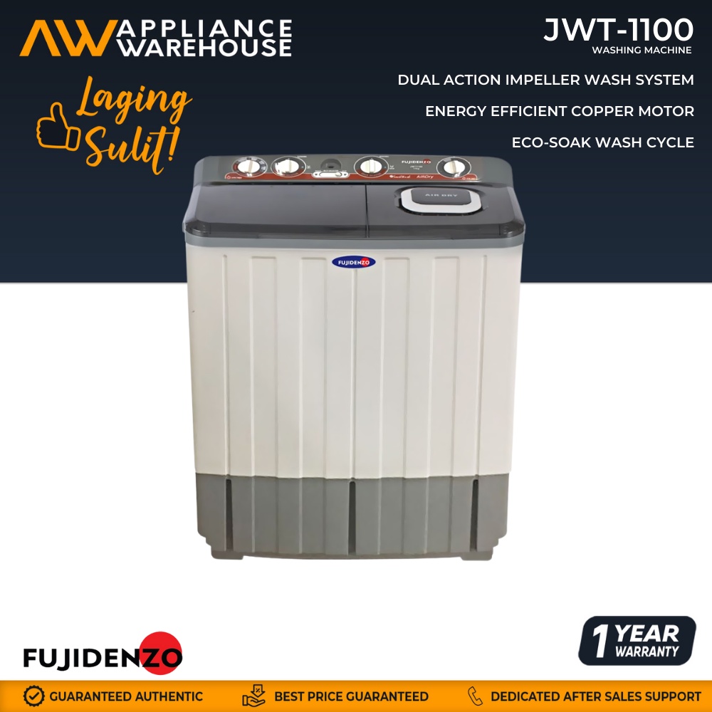 Fujidenzo JWT-1100 11 kg. Twin Tub Washing Machine | Shopee Philippines