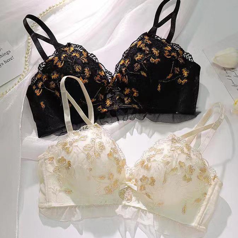 Japanese Style Push Up Bra Wireless Sexy Fashion Lace Underwear ...