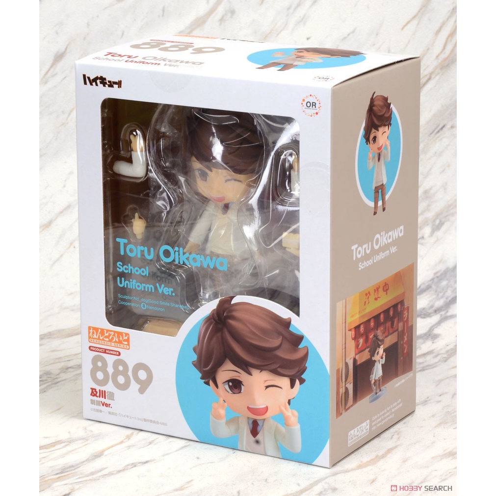 [Authentic] Nendoroid #889 Oikawa Toru School Uniform ver | Shopee ...