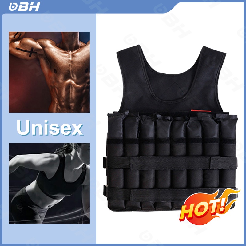 Weighted Vest 30KG Adjustable ventilate and invisible For Running ...