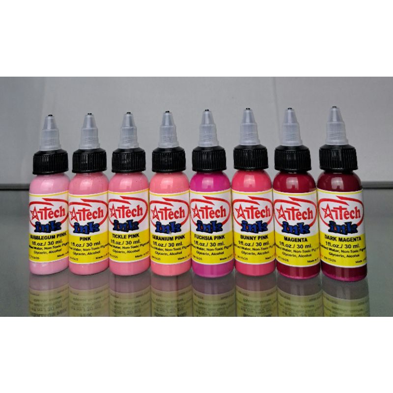 ARTECH TATTOO INK COLOR PINK 1oz(30m) & 1/oz(15ml) | Shopee Philippines