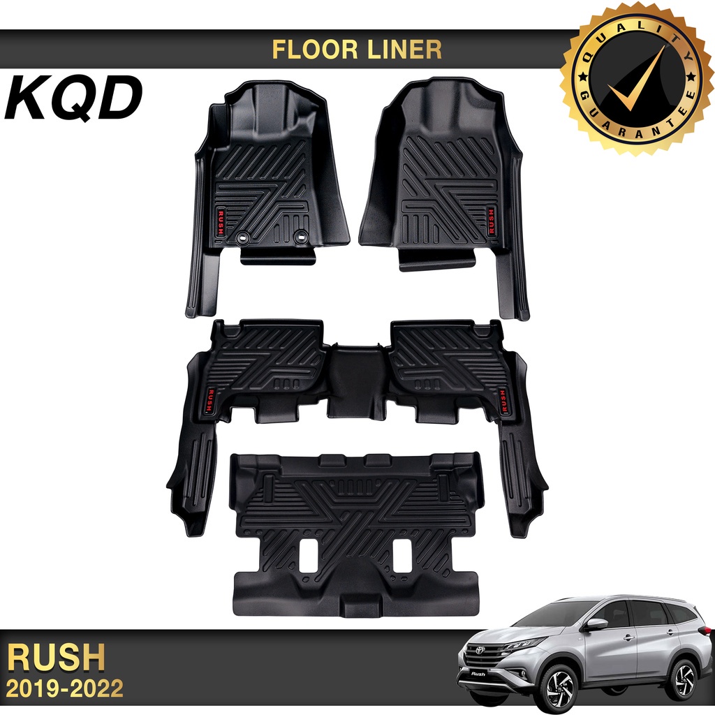 RUSH 5D SIDE EXTENDED DEEP DISH MATTING FLOOR LINER KQD | Shopee ...