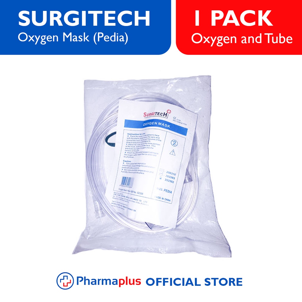 SURGITECH Oxygen Mask Pedia | Shopee Philippines