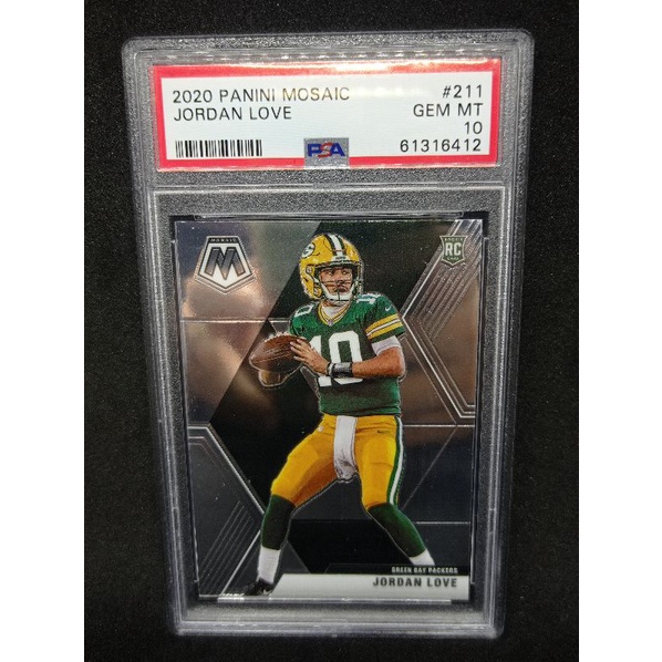 2020 Jordan Love Mosaic PSA NFL Slab Football Slab | Shopee Philippines