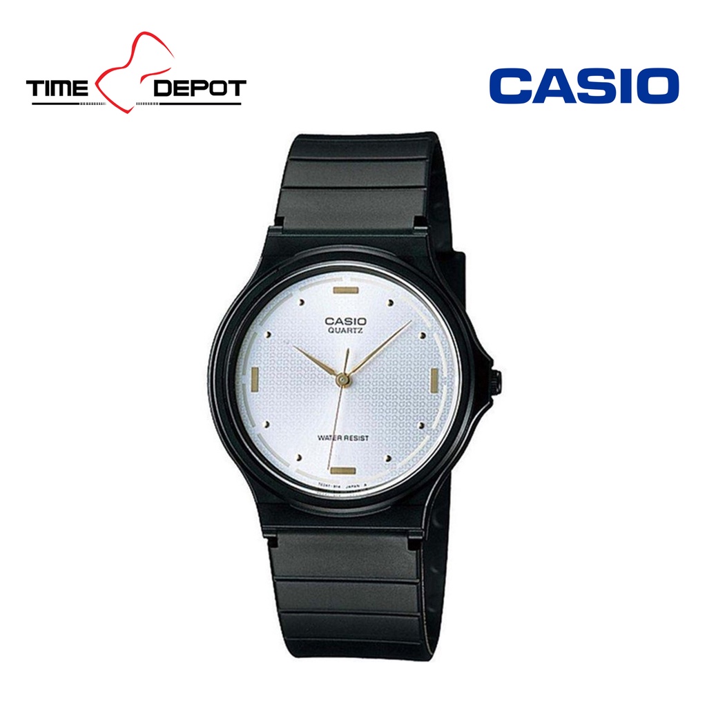 Casio MQ-76-7A1LDF Analog Black Resin Strap Watch For Men | Shopee Philippines