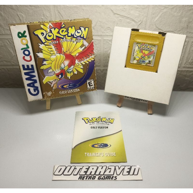 Gameboy Color Pokemon Gold Version (HQR) | Shopee Philippines
