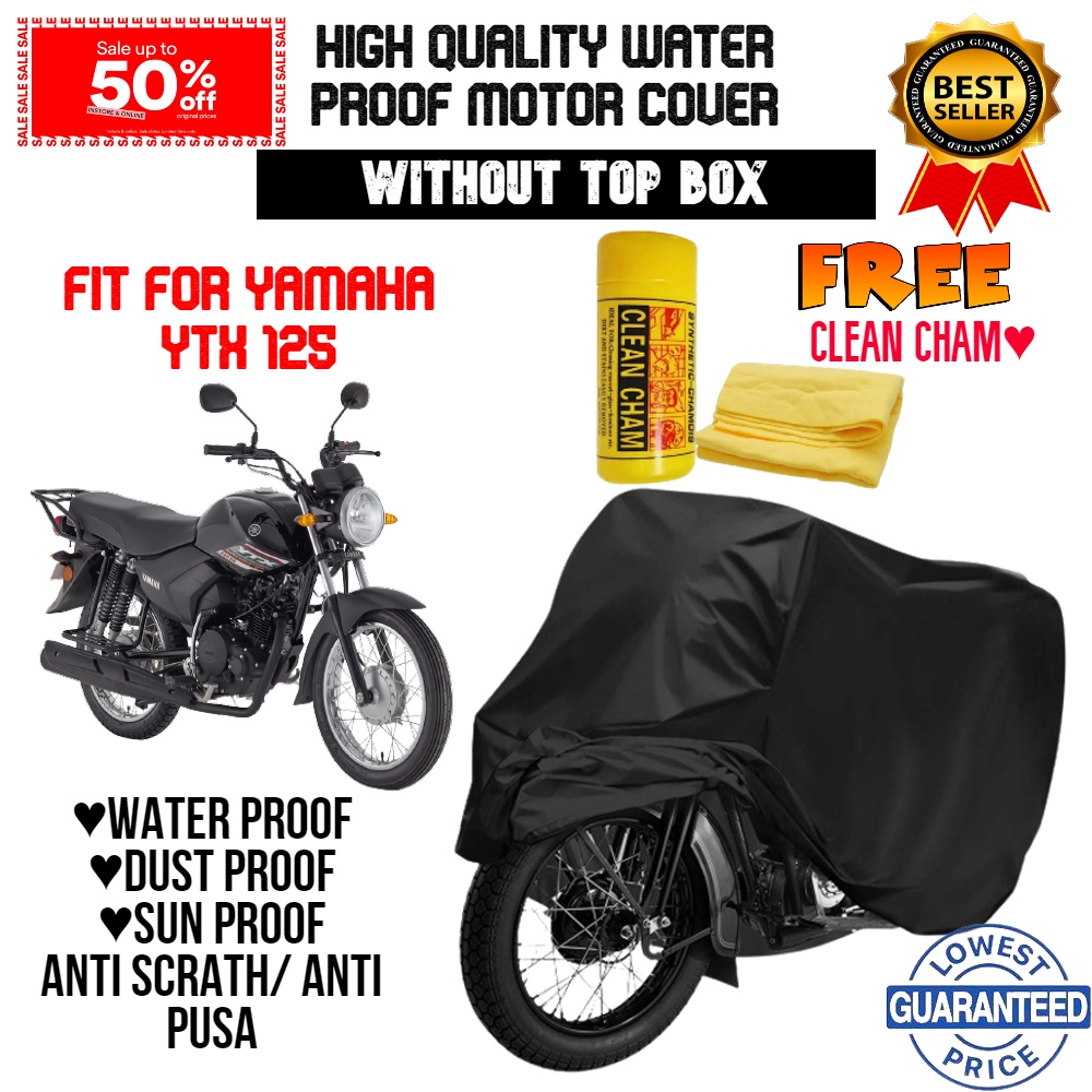 TP Motor Cover For YAMAHA YTX 125 | Water Proof Cover With Free Clean ...