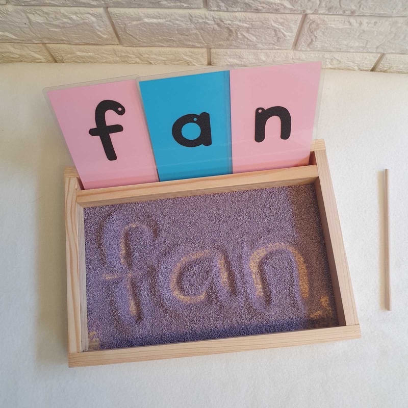 Montessori Sand Tray for CVC words | Shopee Philippines